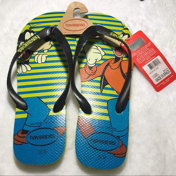 Havaianas | Shoes | Nwt Goofy Disney Mickey Flip Flops Blue Orange 2 ...